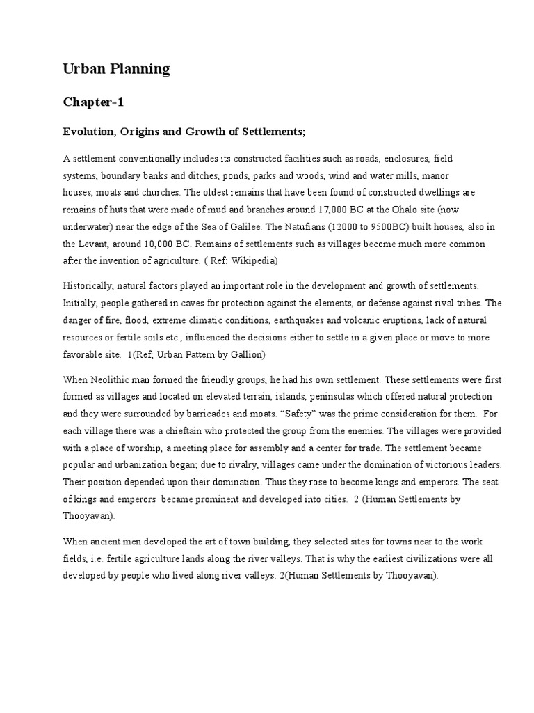 Evolution Of Settlements Pdf Civilization Agriculture