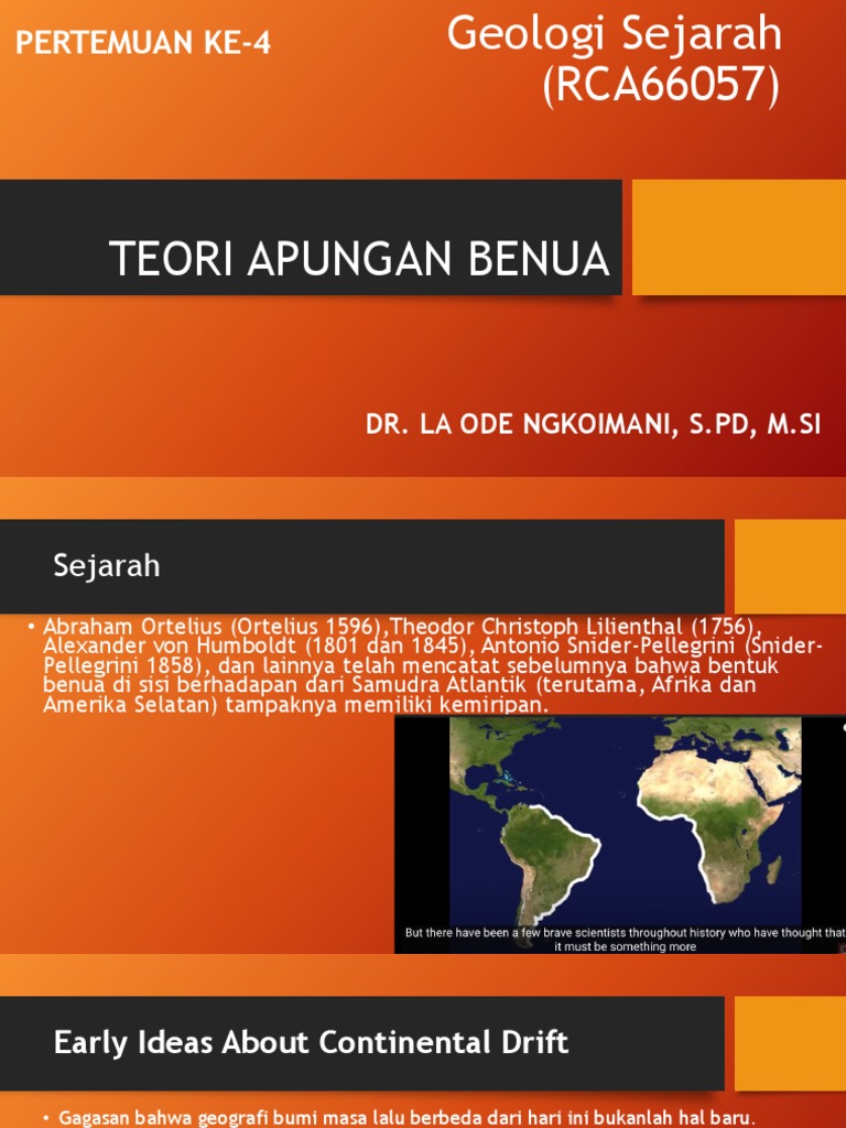 Kuliah Iv Teori Apungan Benua Dan Tektonik Lempeng | PDF