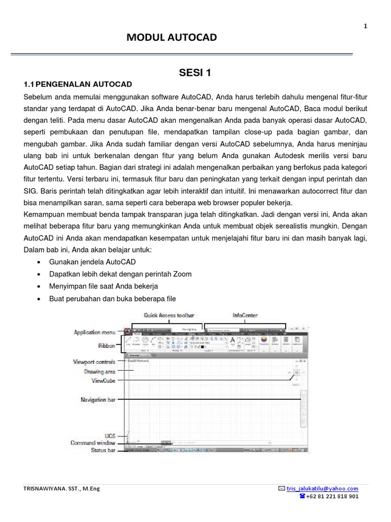 Modul Autocad 2017 | PDF