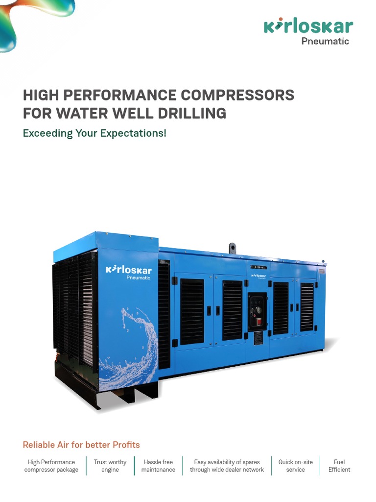 High Performance Compressors For Water Well Drilling: Exceeding Your ...