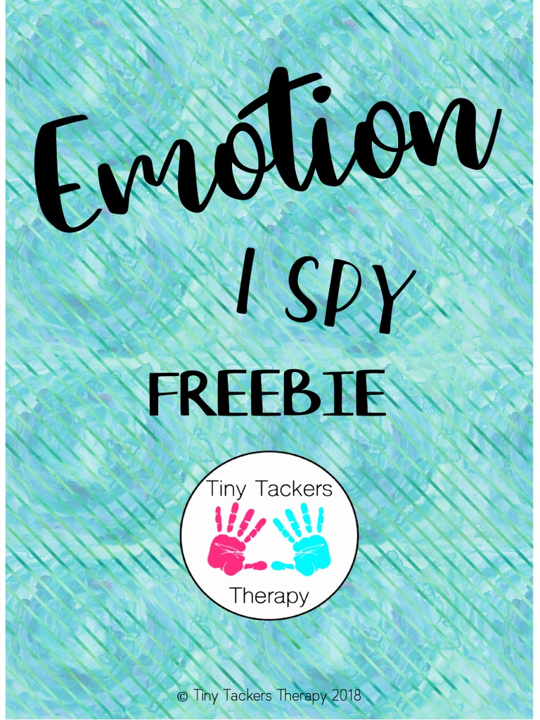 Emotion: I Spy Freebie | PDF | Pediatrics | Health Care