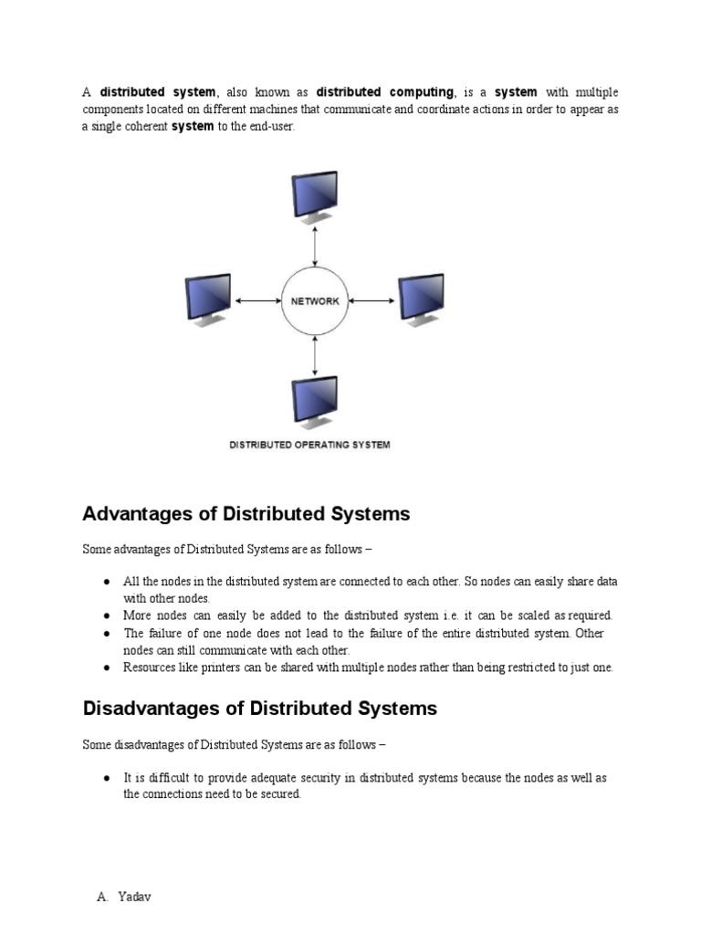 CH 1 Distributed System | PDF | Cloud Computing | Distributed Computing