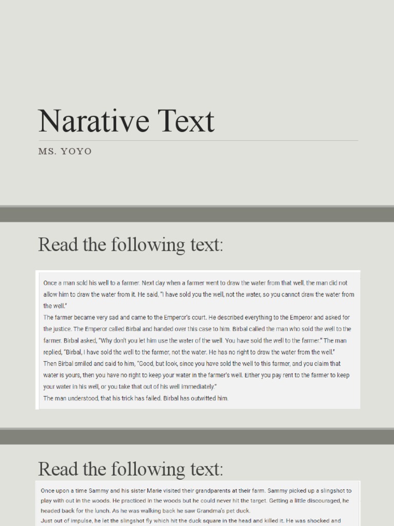 Narrative Text | PDF | Legends | Language Mechanics