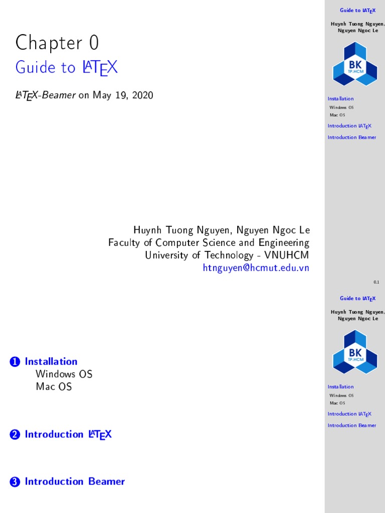 Guide To L TEX | PDF | Software | Computing