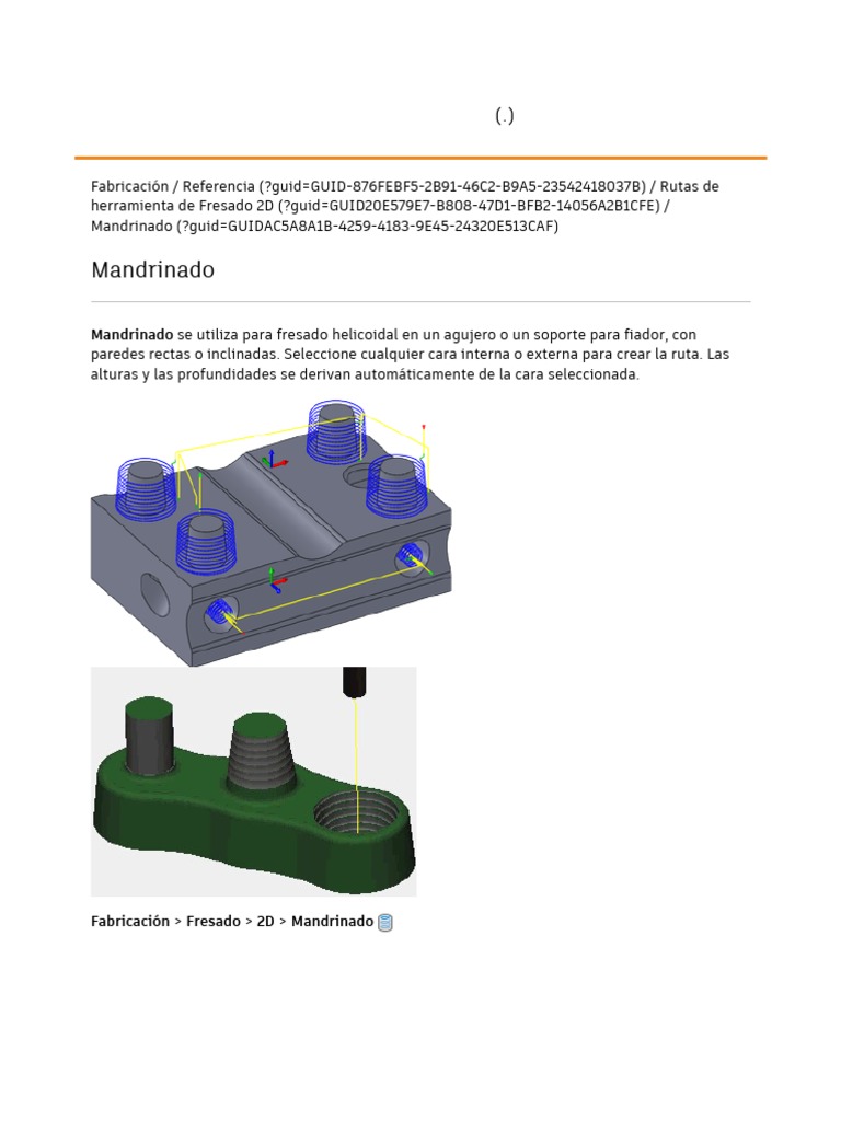 Mandrilado | PDF | Perforar | Mecanizado