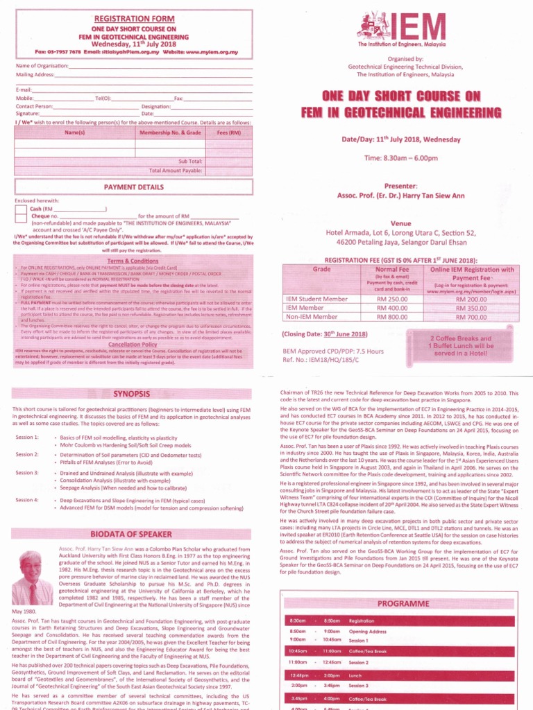 IEM - FEM in Geotechnical Engineering | PDF