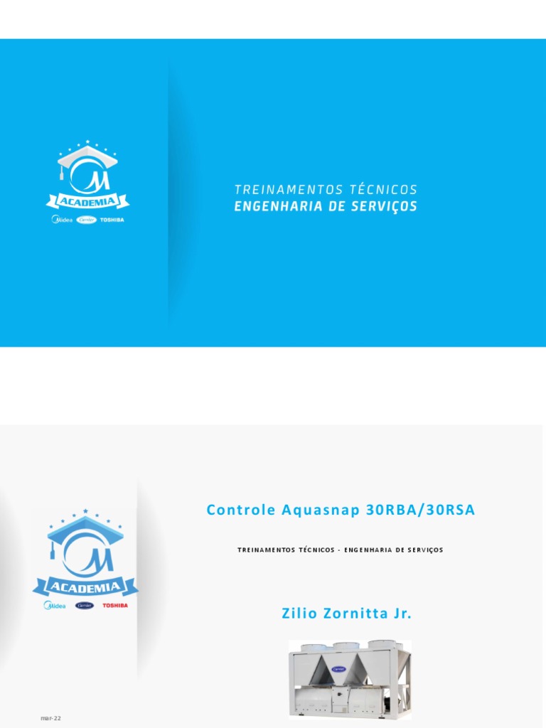 Apresentação Controle Aquasnap 30RB e 30RS 2022 | PDF | Interface de ...