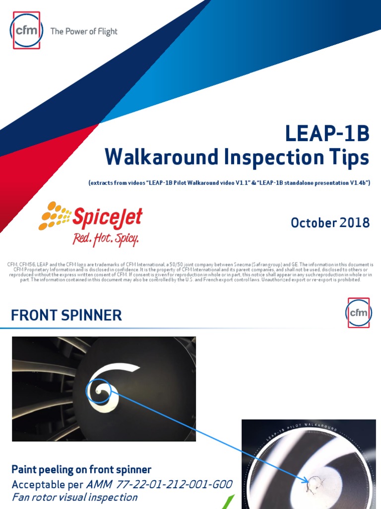 LEAP-1B Walkaround Overview | PDF | Propulsion | Machines
