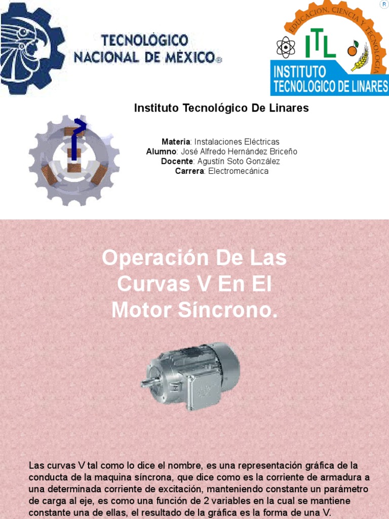 Motores Sincronos Curvas V | PDF | Energia electrica | Cantidad