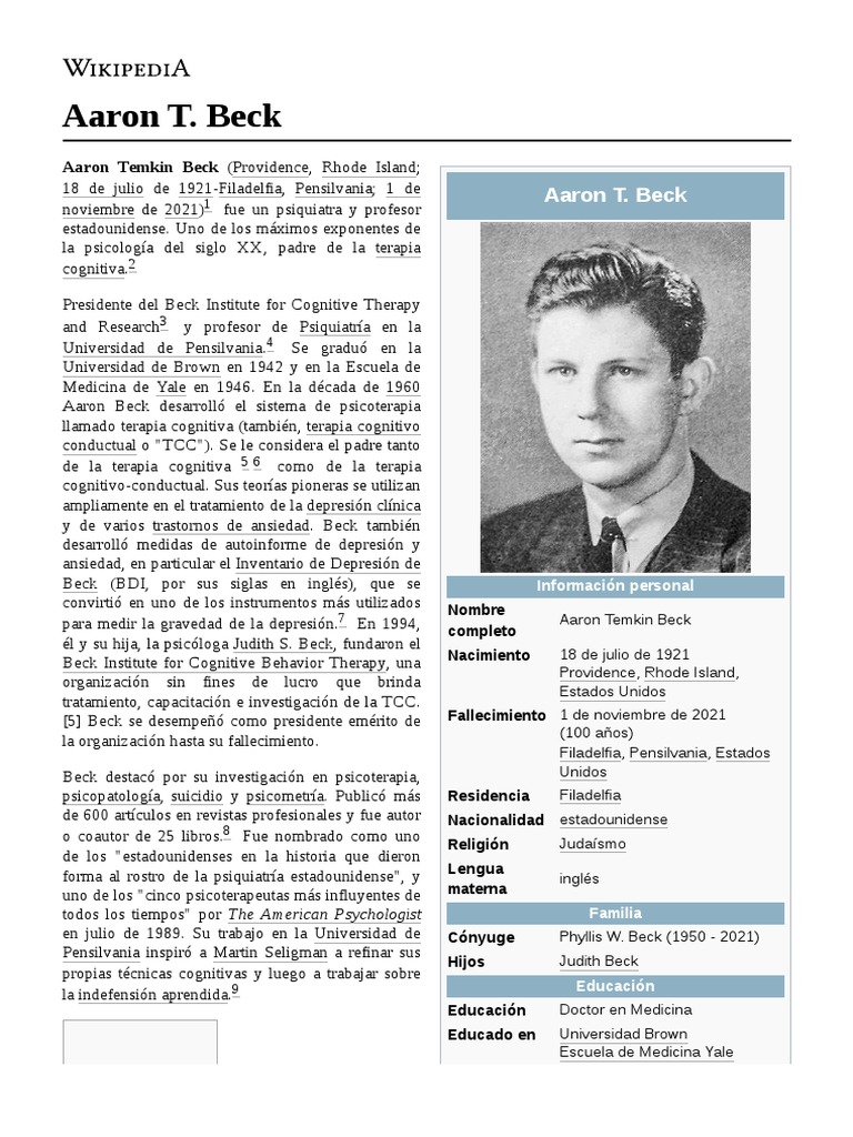 Aaron T. Beck | PDF