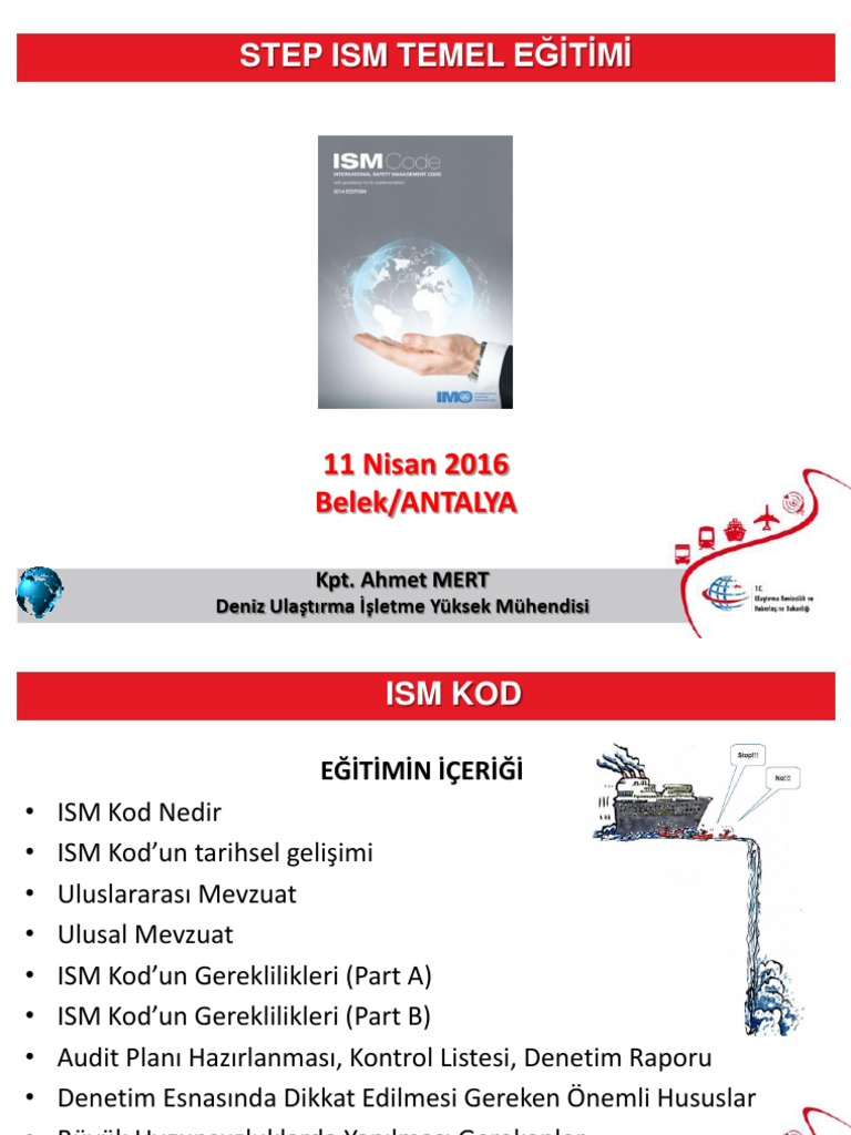 İSM Code Turk | PDF