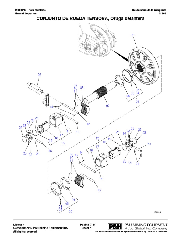 Conjunto Rueda Tensora | PDF