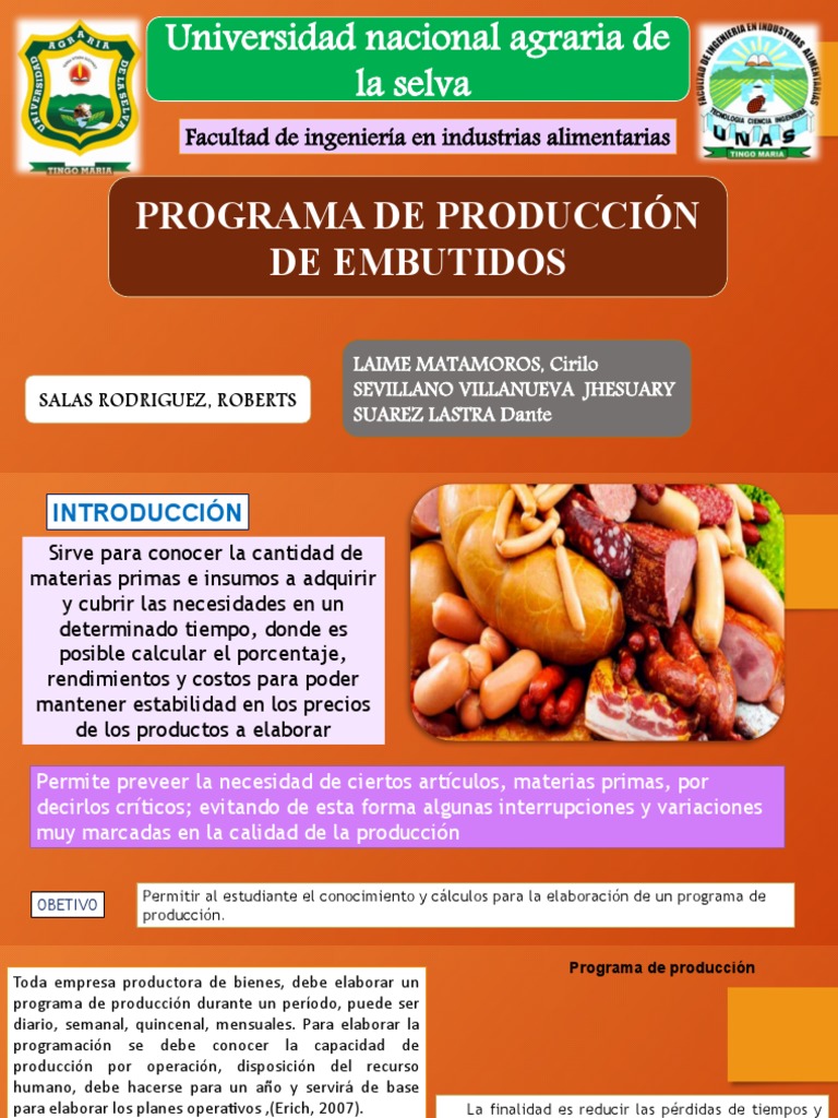 Laime Programa de Produccion | PDF