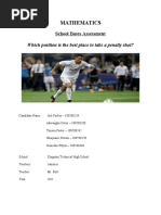 Mathematics Sba Cover Page | PDF