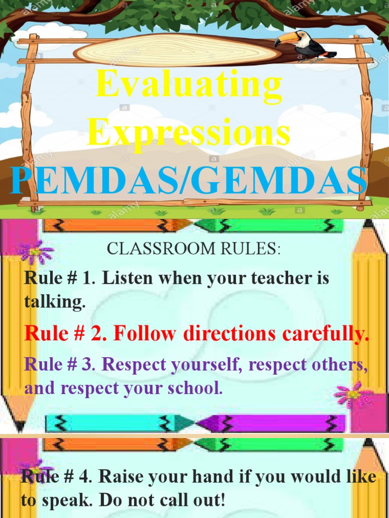 Evaluating Expressions PEMDAS | PDF | Behavior Modification | Cognitive ...