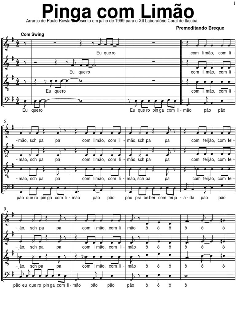 Pinga Com Limão - Premeditando o Breque | PDF