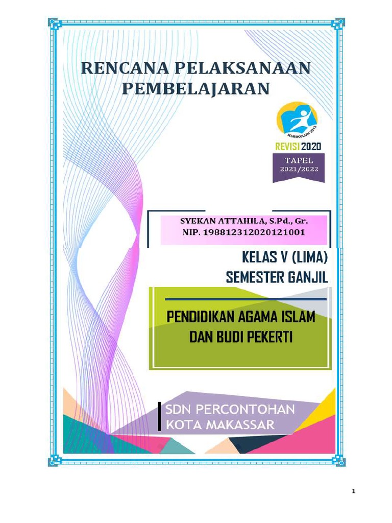 RPP Pai Kelas V | PDF