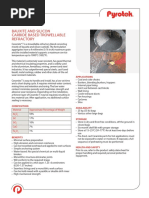 Kaolite 2300LI Monolithic Data Sheet | PDF | Refractory | Concrete