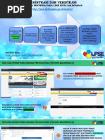 User Guide Pendaftaran Spse V 4.5 Dan Verifikasi Akun Lpse1 | PDF