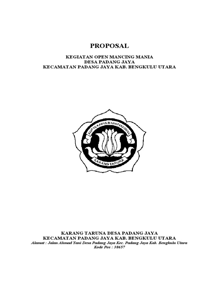 Proposal Kegiatan Mancing Akbar | PDF