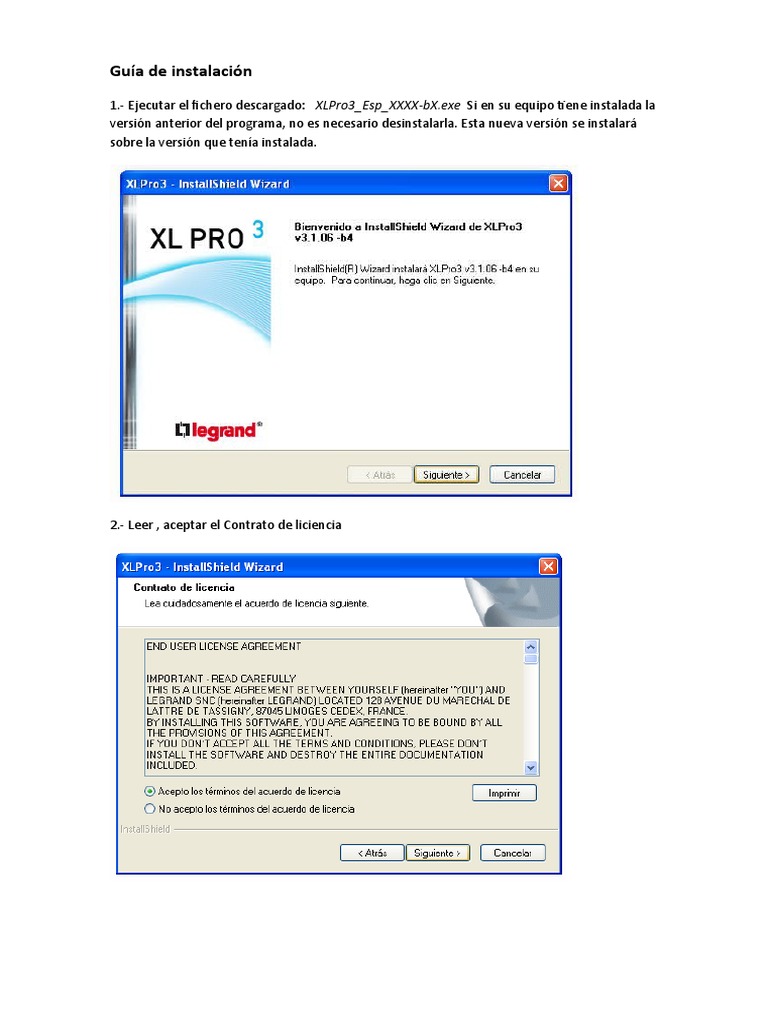 Guía de Instalación - V3 Y CLAVE | PDF