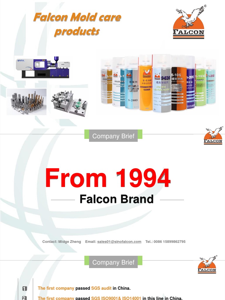 Falcon Spray - Midge | PDF | Lubricant | Corrosion