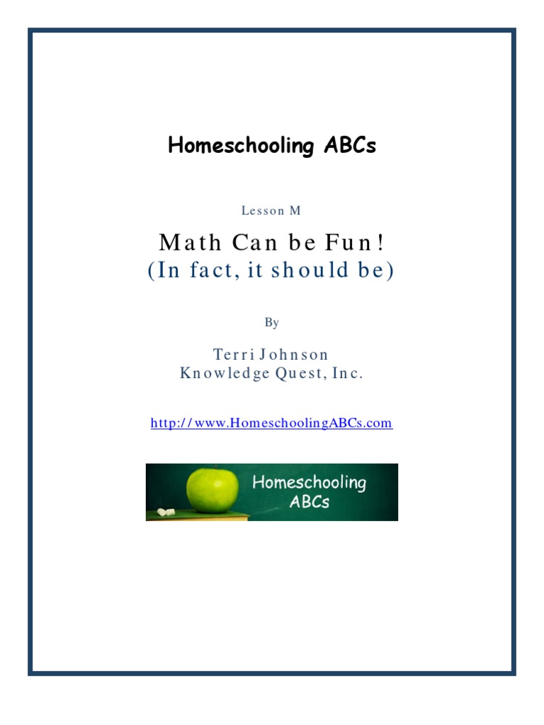 Math Can Be Fun | PDF | Fraction (Mathematics) | Multiplication