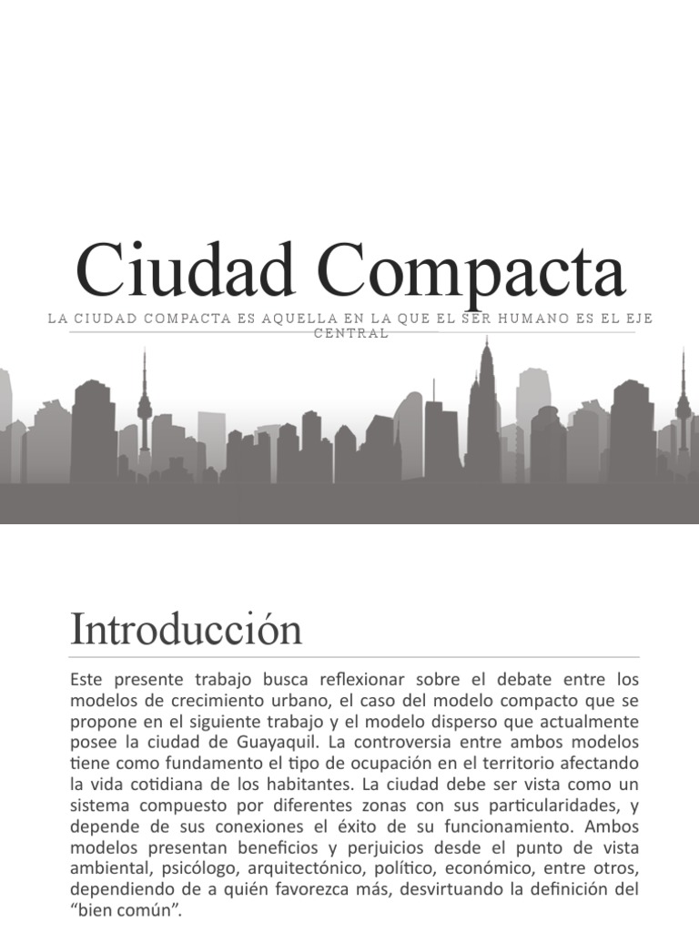 Ciudad Compacta | PDF