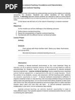 Module 2 - Facilitating Learner - Centered Teaching | PDF | Analogy ...