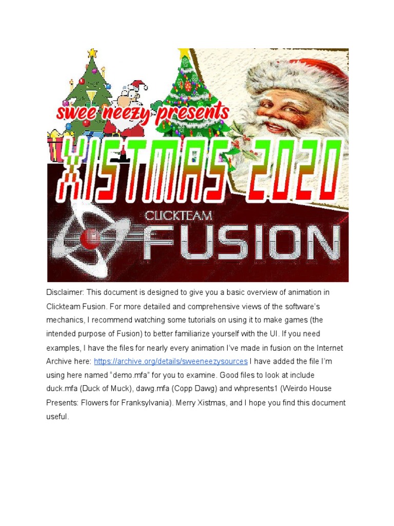 Clickteam Animation Tutorial Pdf System Software Computer Science