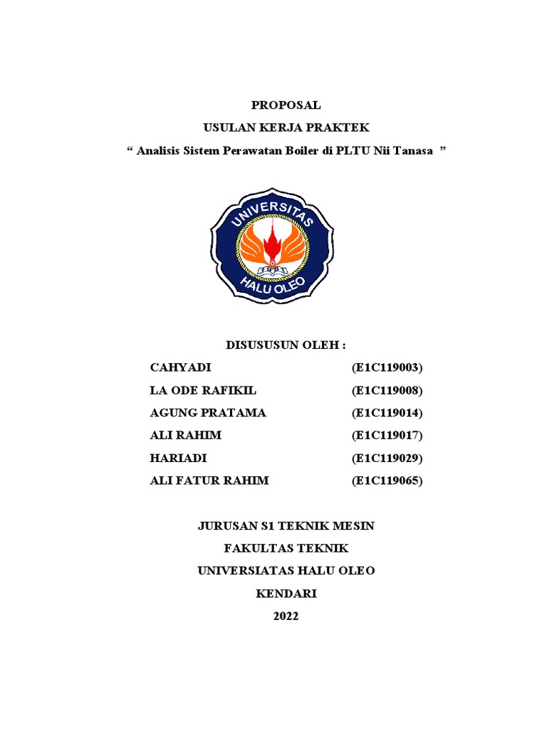 Analisis Perawatan Boiler PLTU Nii Tanasa | PDF | Teknologi & Rekayasa