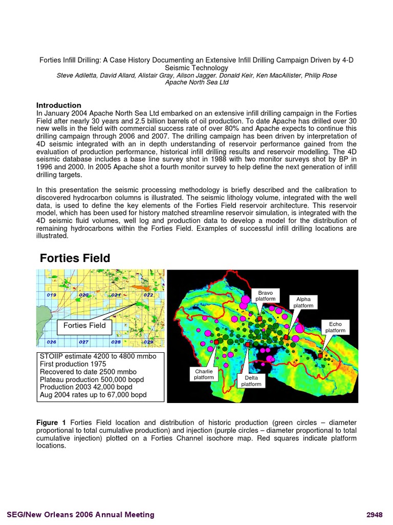 Forties Delta Infill Drilling Success | PDF | Petroleum Reservoir | Oil ...
