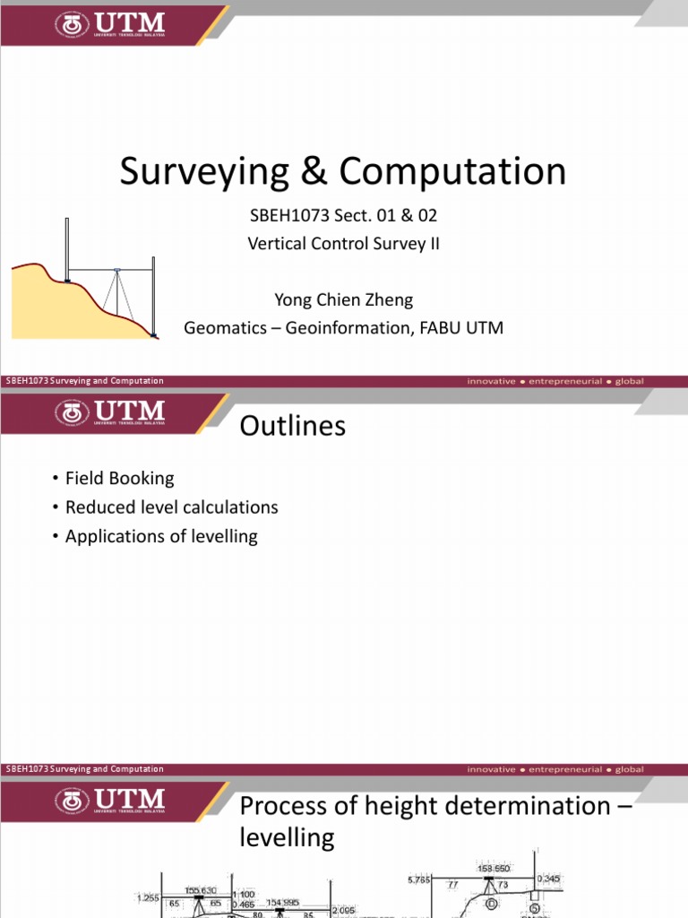 Vertical Control Survey Techniques | PDF | Surveying | Topography