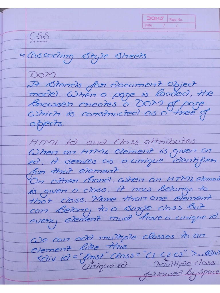 CSS Notes + Cheatsheet | PDF