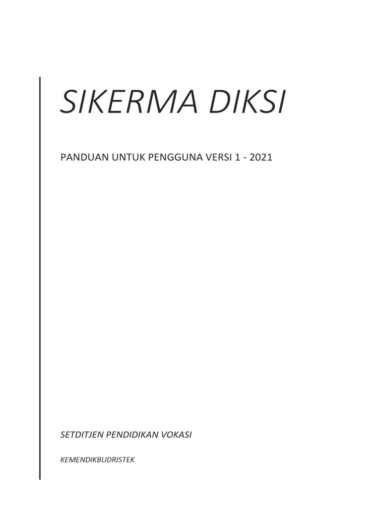 Panduan Pengguna Sikerma Versi 1 2021 Revisi 2 | PDF