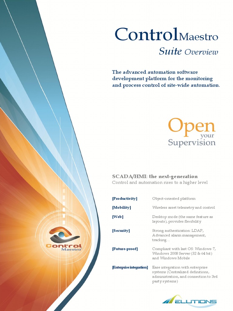 ELUTIONS - ControlMaestro - Suite Overview - EU | PDF | Scada | World ...