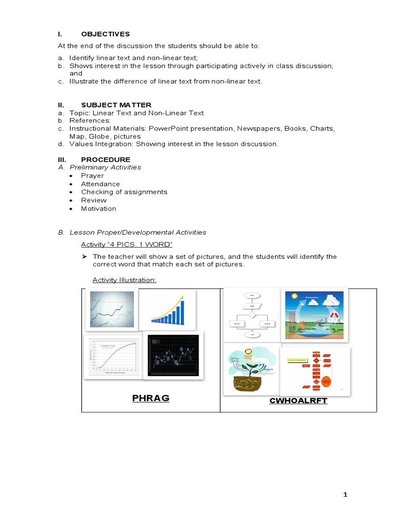 Semi-Detailed Lesson Plan | PDF | Nonlinear System | Linearity