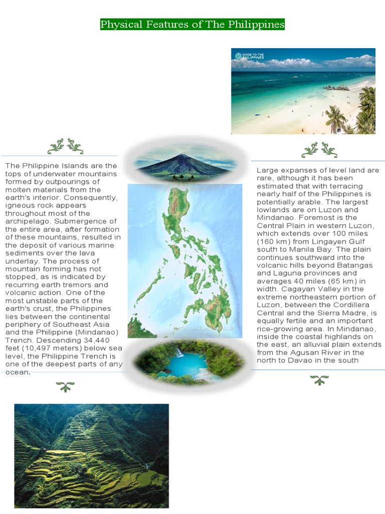 Geography of The Philippines | PDF | Mindanao | Luzon
