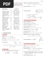 Physics 30 Formula Sheet New | PDF | Electronvolt | Quark