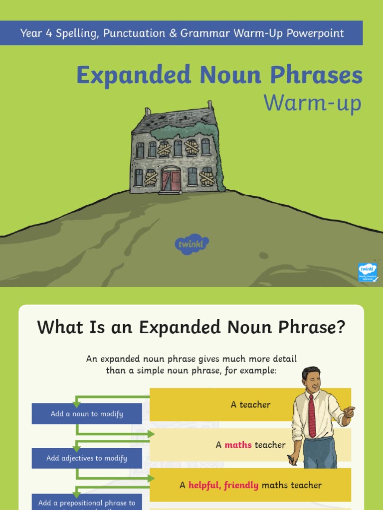 Expanded Noun Phrase Year 2 Expanded Noun Phrases Bundle