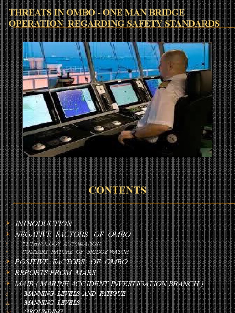 Threats in Ombo - One Man Bridge Operation | PDF