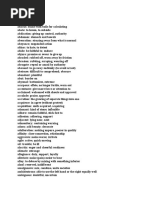 MemBean Word List | PDF