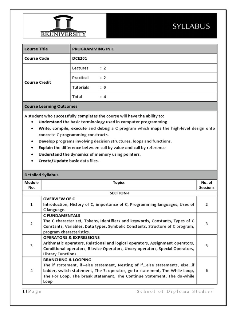2nd Semester Syllabus | PDF