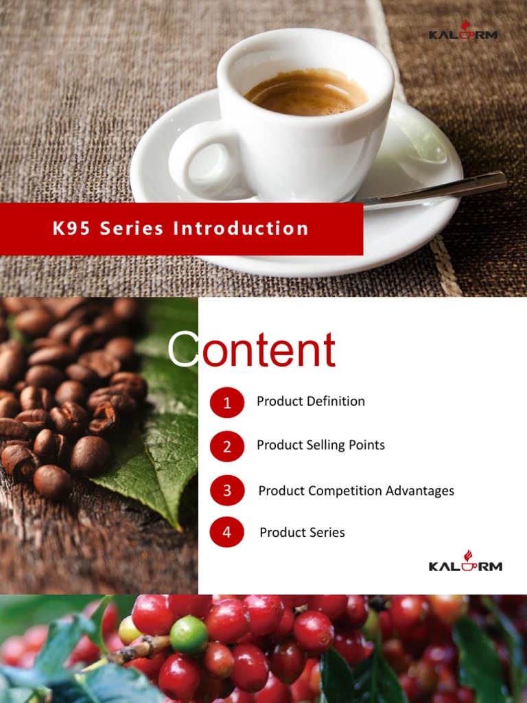 Kalerm K95L Coffee Machine Brochure | PDF | Coffee | Drink
