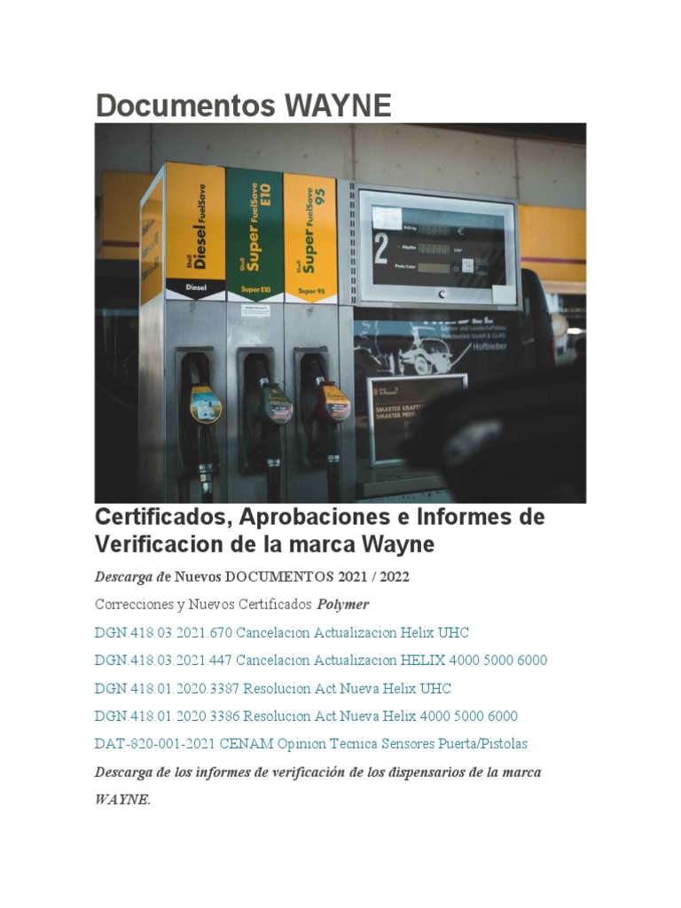 Documentos WAYNE | PDF