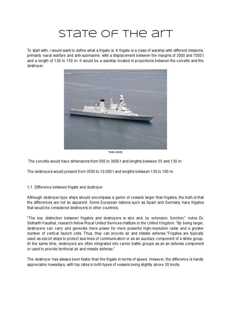 Frigate vs Destroyer: Key Differences | PDF | Frigate | Warships