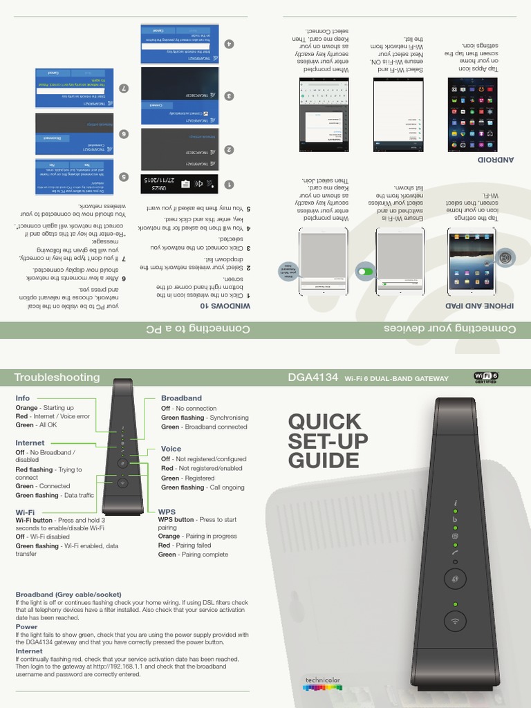 DGA4134 Setup Guide | PDF
