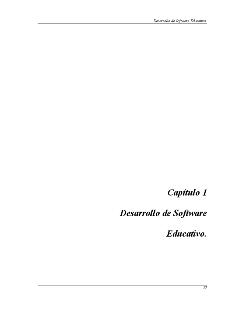 Desarrollo de Software Educativo | PDF | Software | Maestros