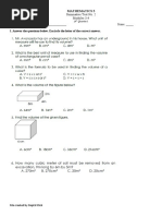 LAS Math5 Q4 Wk6 Line Graph | PDF