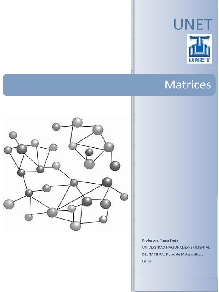 Clase Nº 1 Matrices | PDF | Matriz (Matemáticas) | Física teórica